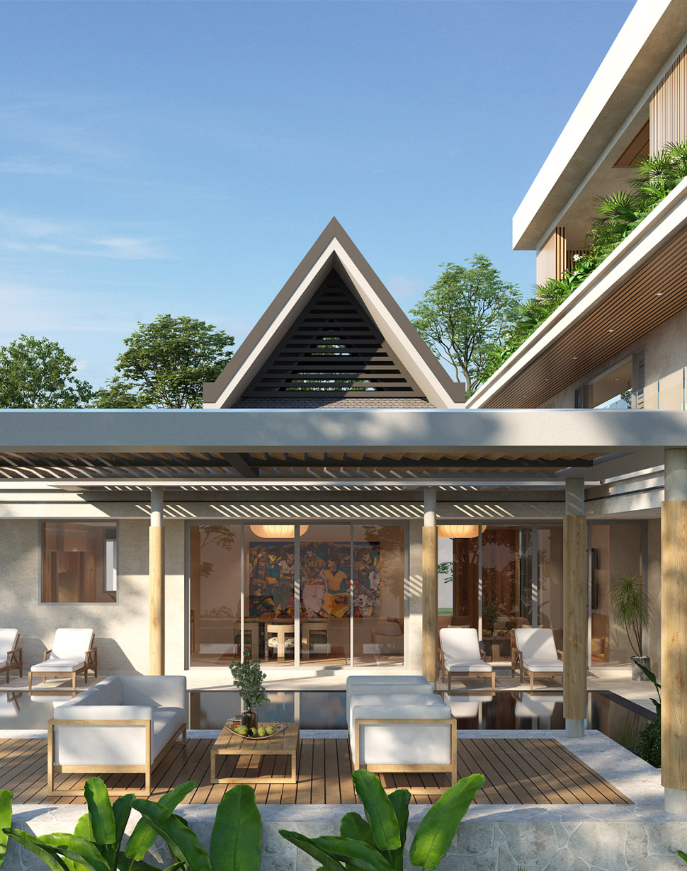 Azura Villas Natai Type A – Two-Storey Villa with Sea View Rooftop