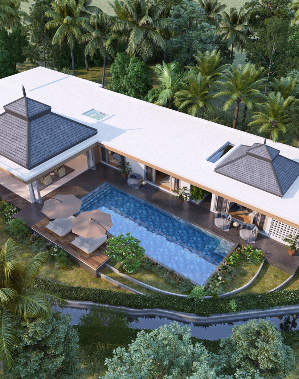 Azura Villa Natai Type C – Generous 4-Bedroom Pool Villa